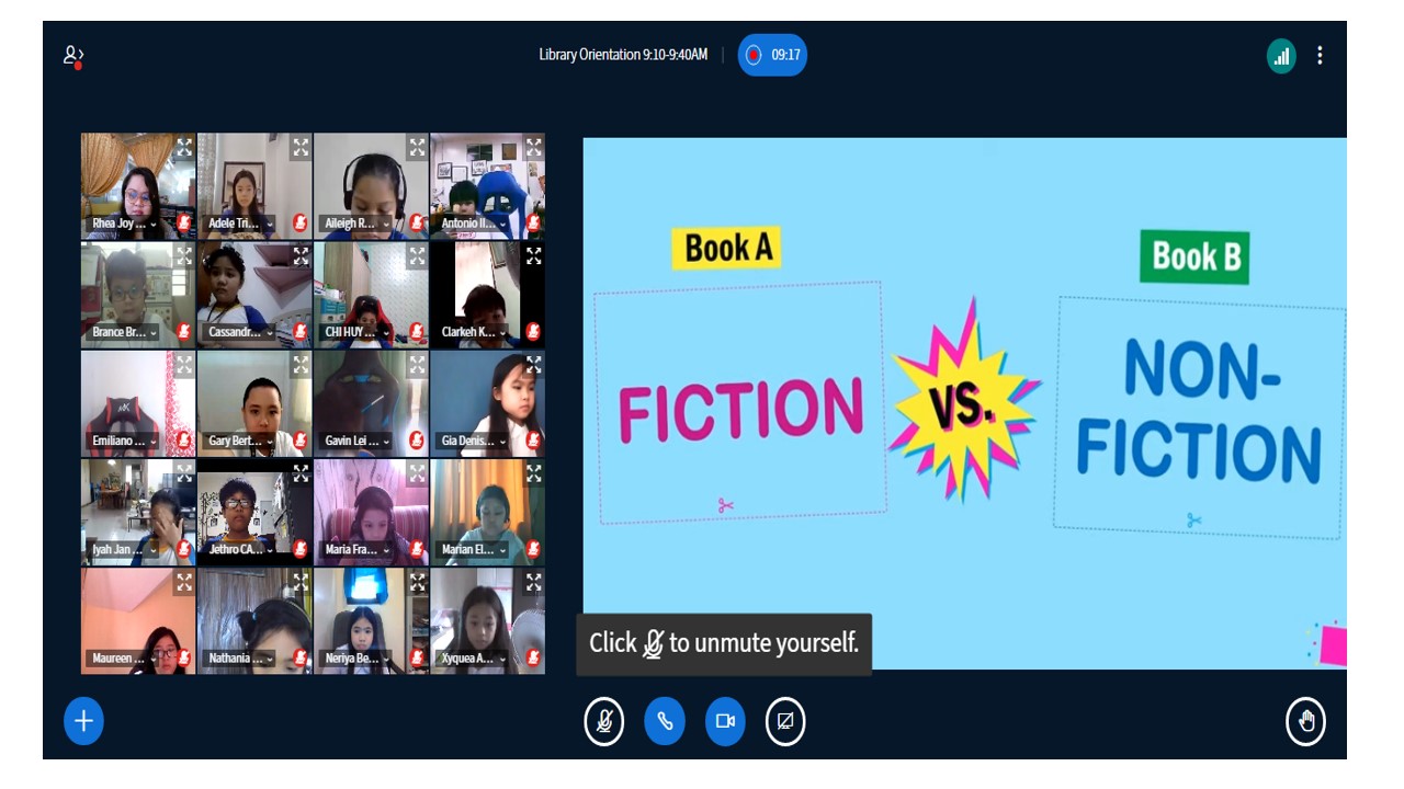 Elementary Library Orientation 2021 - Henry Luce III Library