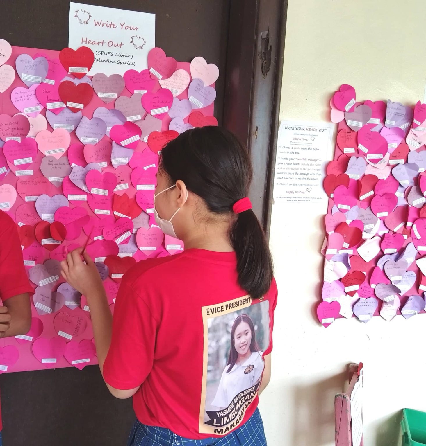 CPU Elementary Library Valentines Day activity: Write your heart out ...