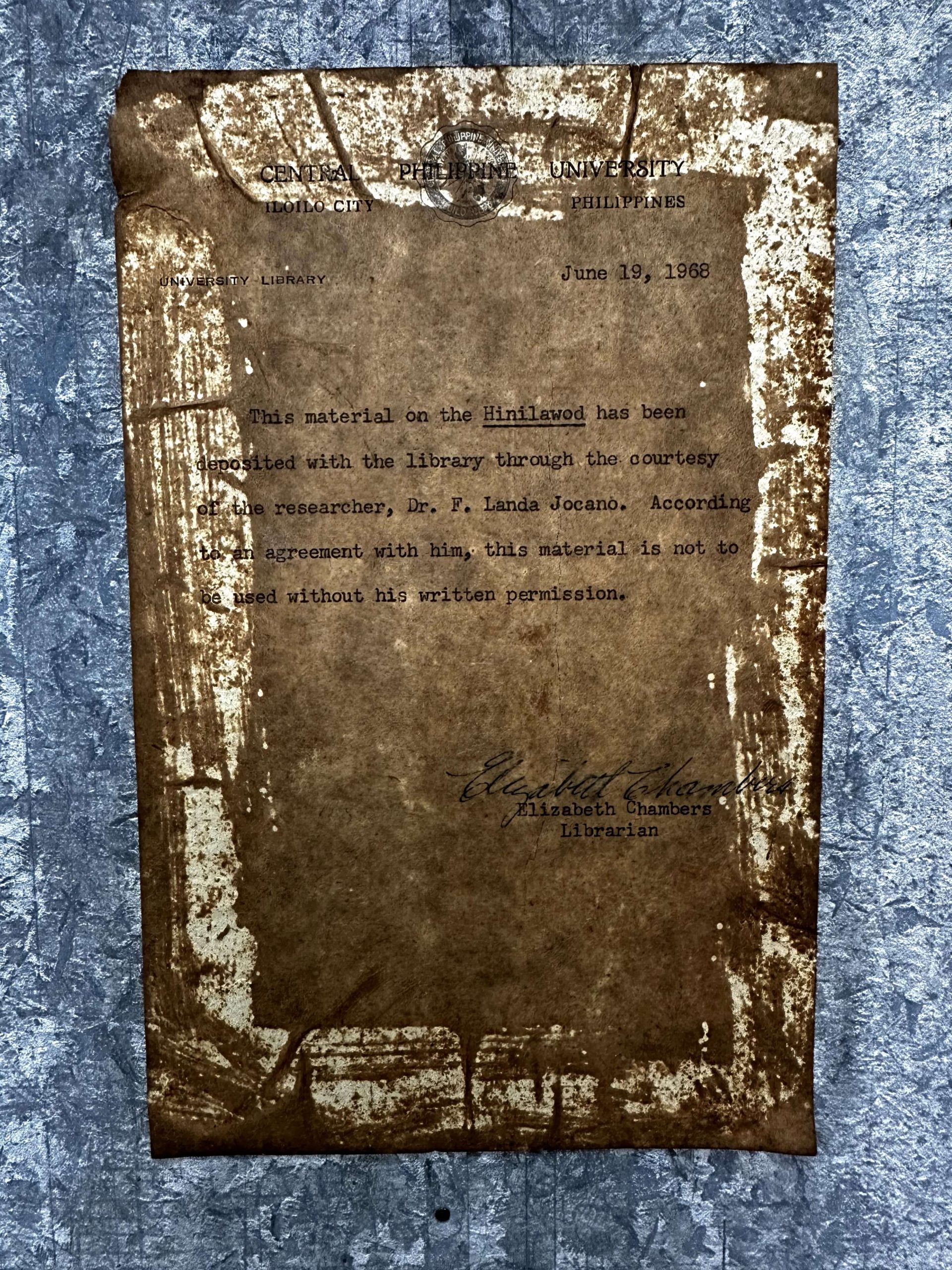 Hinilawod Epic Chant Recordings Secured in UNESCO's Memory of the World ...